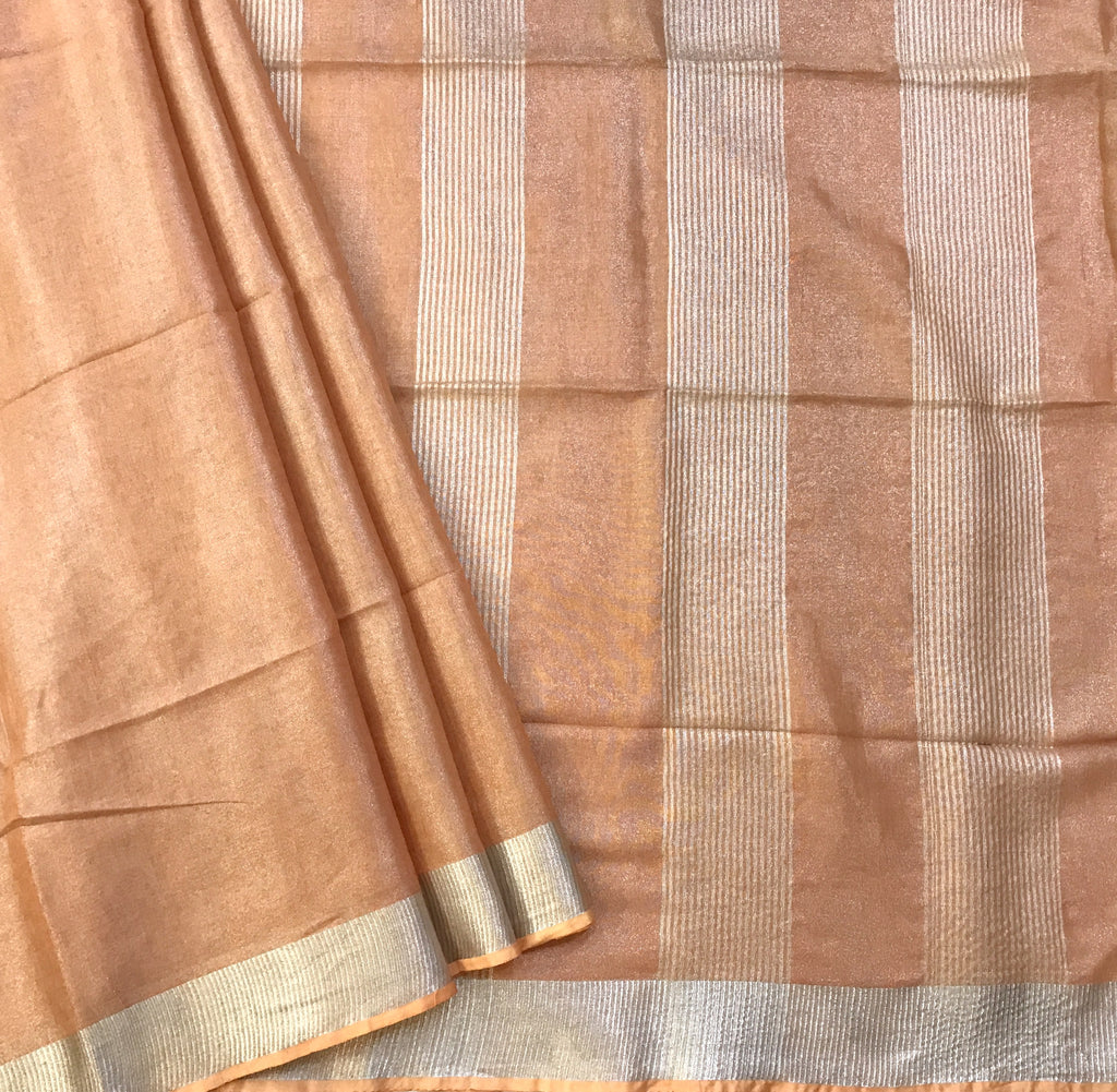 Tissue Linen – Pratha Sarees by Kavita Koparkar