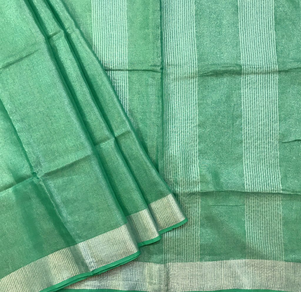 Tissue Linen – Pratha Sarees by Kavita Koparkar