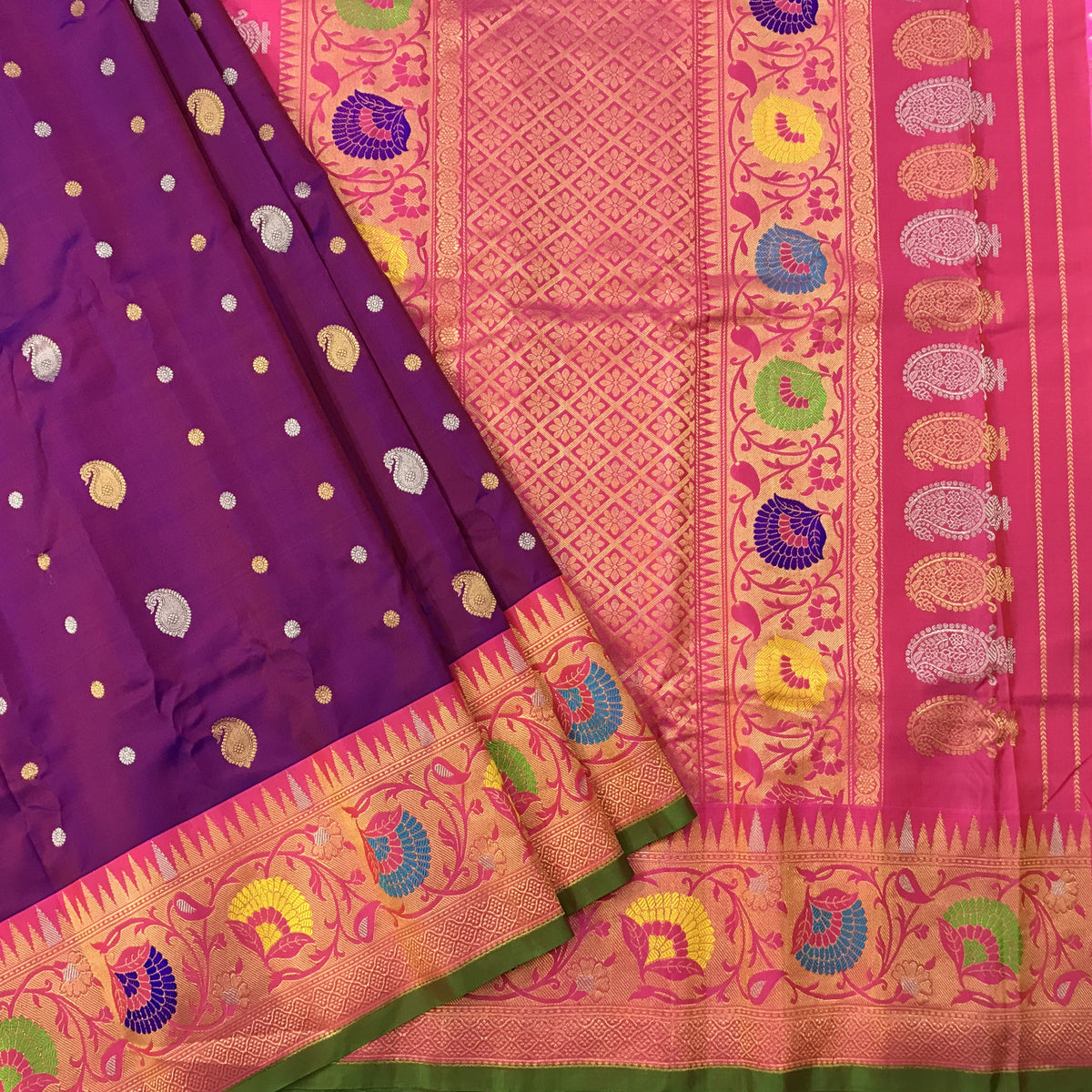 Designer Border Gadhwal GL-4-23-747 – Pratha Sarees by Kavita Koparkar