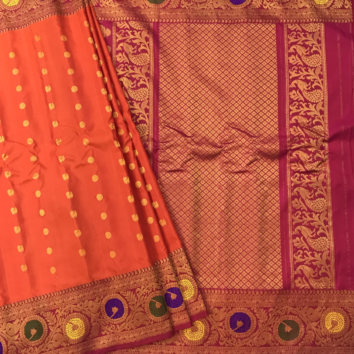 Special Border Gadhwal AY GL-3-25-691 – Pratha Sarees by Kavita Koparkar