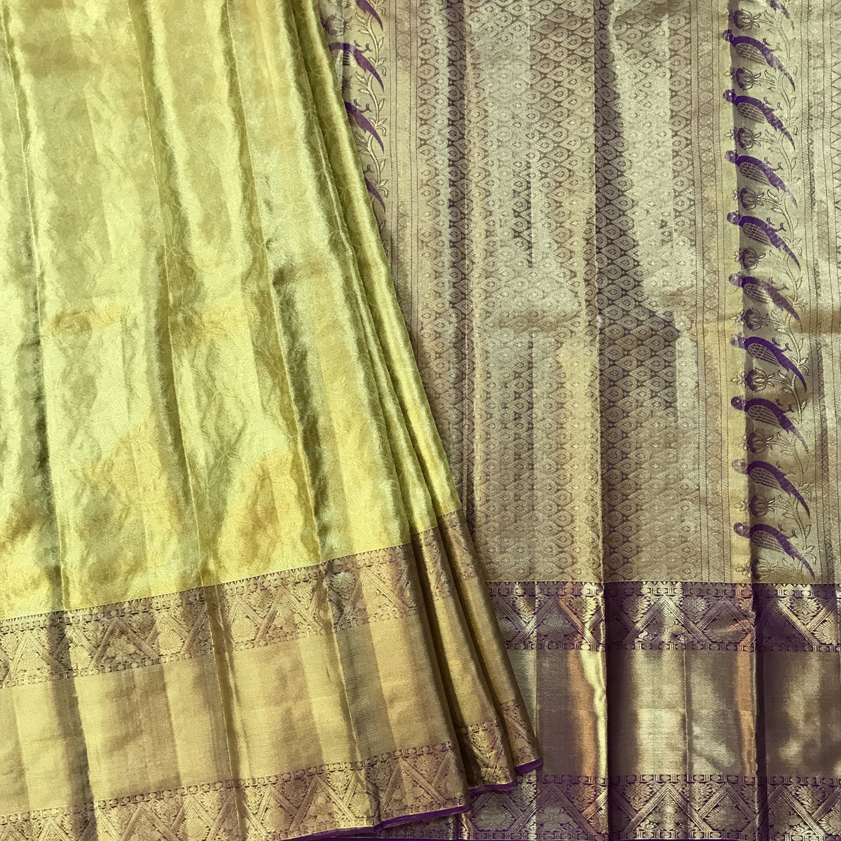 Tissue Brocade Kanjeevaram TMK-1-25-432 – Pratha Sarees by Kavita Koparkar