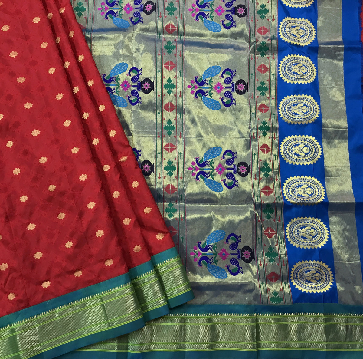 Self Texture Paithani IPM-4-23-534 – Pratha Sarees by Kavita Koparkar